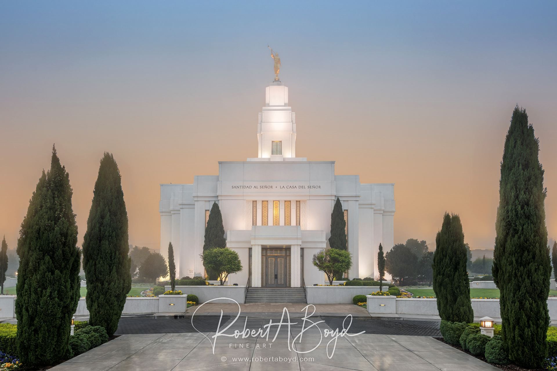 Quetzaltenango Temple- Endurance. Robert A. Boyd Fine Art and LDS Temples